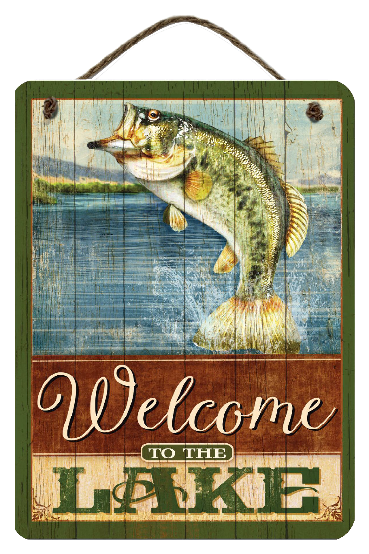 Courtside Market Welcome Lake Art Board Sign | Bass Pro Shops